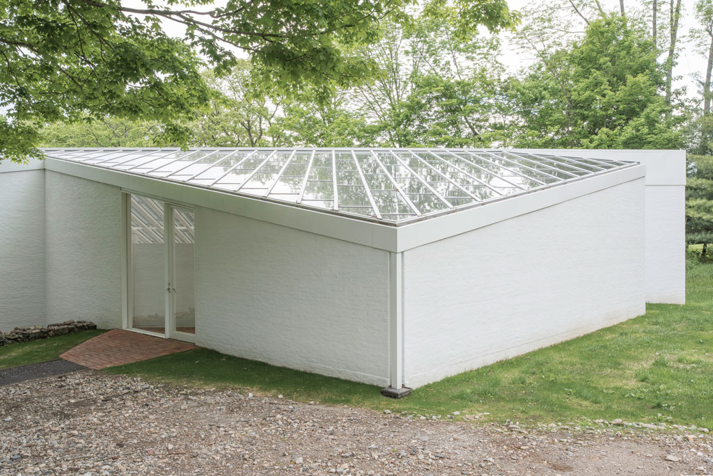 Restored Glass House Sculpture Gallery features Solarcool Gray tinted ...