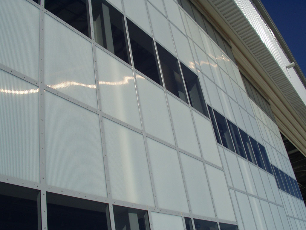EXTECH’s LIGHTWALL 3000 curtain wall accepts both IGUs and CPG panels ...