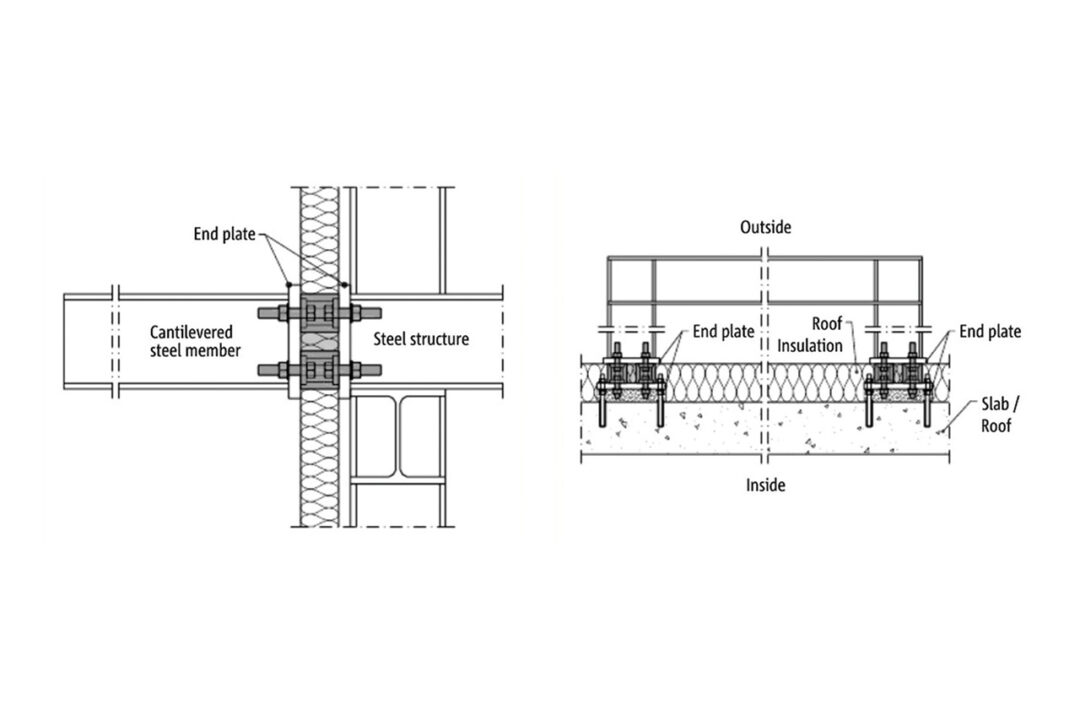 Rooftop penetrations of newest Smithsonian museum installed with structural thermal breaks to ...